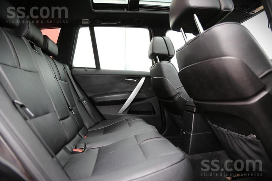 Black BMW X3 2008 in Riga, with an engine capacity of 3.00 L and mileage of 264 thousand km for 5995 €, photo 16 on AUTOMOTO.COM.LV