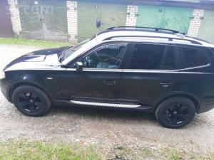 Black BMW X3 2008 in Riga, with an engine capacity of 2.00 L and mileage of 285 thousand km for 4300 €, photo 6 on AUTOMOTO.COM.LV