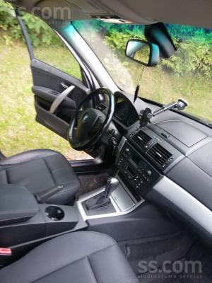 Black BMW X3 2008 in Riga, with an engine capacity of 2.00 L and mileage of 285 thousand km for 4300 €, photo 10 on AUTOMOTO.COM.LV