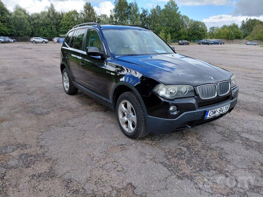 Черный БМВ Х3 2008 в Талси, объемом двигателя 3.00 л и пробегом 271 тыс. км за 5800 €, фото 4 на AUTOMOTO.COM.LV