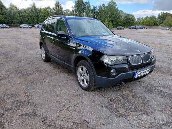 Black BMW X3 2008 in Talsi, with an engine capacity of 3.00 L and mileage of 271 thousand km for 5800 €, photo 3 on AUTOMOTO.COM.LV
