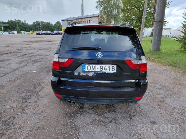 Black BMW X3 2008 in Talsi, with an engine capacity of 3.00 L and mileage of 271 thousand km for 5800 €, photo 5 on AUTOMOTO.COM.LV