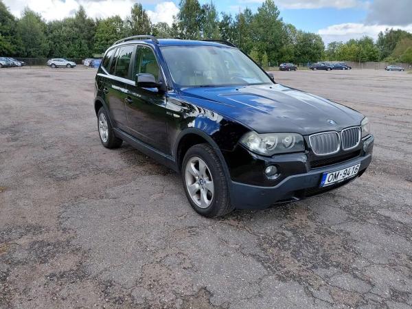 Black BMW X3 2008 in Talsi, with an engine capacity of 3.00 L and mileage of 271 thousand km for 5800 €, photo 3 on AUTOMOTO.COM.LV