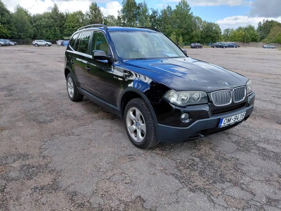 Черный БМВ Х3 2008 в Талси, объемом двигателя 3.00 л и пробегом 271 тыс. км за 5800 €, фото 4 на AUTOMOTO.COM.LV