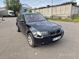 Black BMW X3 2008 in Riga, with an engine capacity of 2.00 L and mileage of 403 thousand km for 3590 €, photo 3 on AUTOMOTO.COM.LV