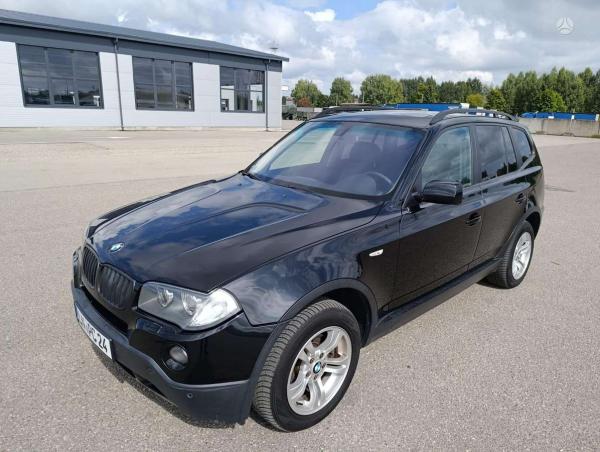 Melns BMW X3 2008 Panevēža, ar dzinēja tilpumu 2.00 L un nobraukumu 320 tūkst. km par 4400 €, foto 3 vietnē AUTOMOTO.COM.LV