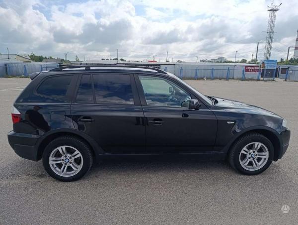 Melns BMW X3 2008 Panevēža, ar dzinēja tilpumu 2.00 L un nobraukumu 320 tūkst. km par 4400 €, foto 7 vietnē AUTOMOTO.COM.LV