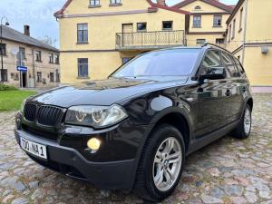 Черный БМВ Х3 2008 в Бауска, объемом двигателя 2.00 л и пробегом 328 тыс. км за 4990 €, фото  на AUTOMOTO.COM.LV