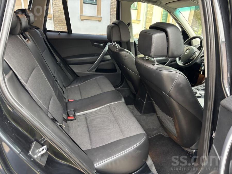 Черный БМВ Х3 2008 в Бауска, объемом двигателя 2.00 л и пробегом 328 тыс. км за 4990 €, фото 19 на AUTOMOTO.COM.LV