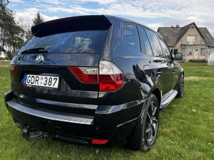 Black BMW X3 2008 in Alytus, with an engine capacity of 2.00 L and mileage of 300 thousand km for 6150 €, photo 6 on AUTOMOTO.COM.LV