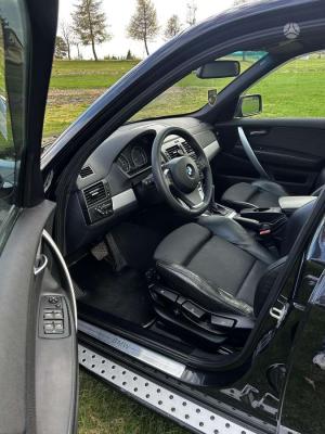 Black BMW X3 2008 in Alytus, with an engine capacity of 2.00 L and mileage of 300 thousand km for 6150 €, photo 12 on AUTOMOTO.COM.LV