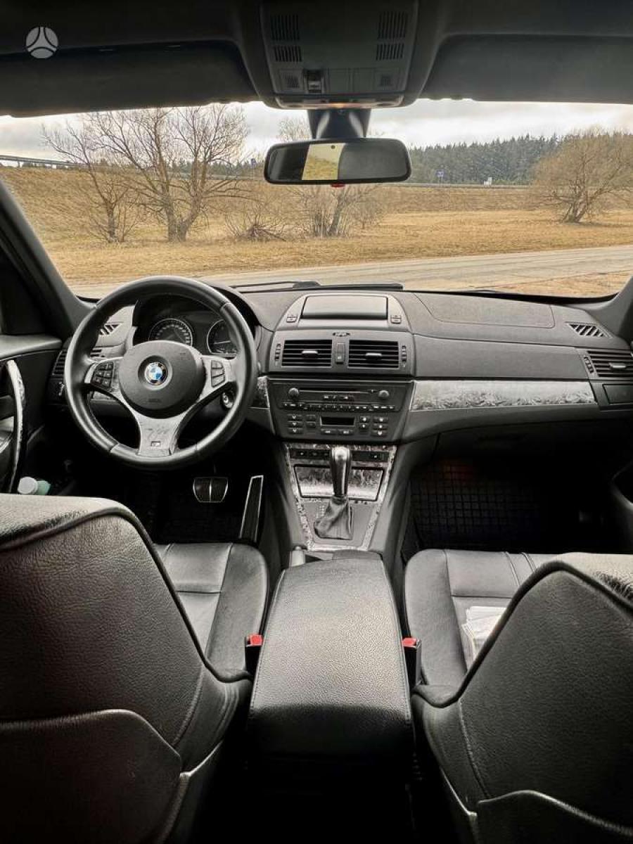 Черный БМВ Х3 2008 в Вильнюс, объемом двигателя 2.99 л и пробегом 318 тыс. км за 5800 €, фото 10 на AUTOMOTO.COM.LV
