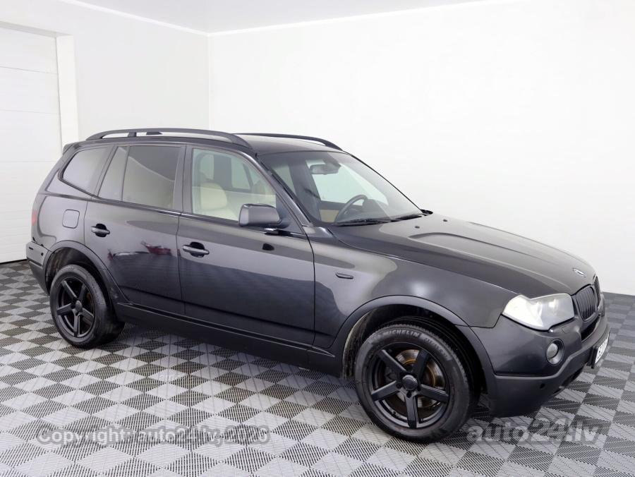 Black BMW X3 2008 in Tallinn, with an engine capacity of 2.00 L and mileage of 357 thousand km for 3499 €, photo 1 on AUTOMOTO.COM.LV