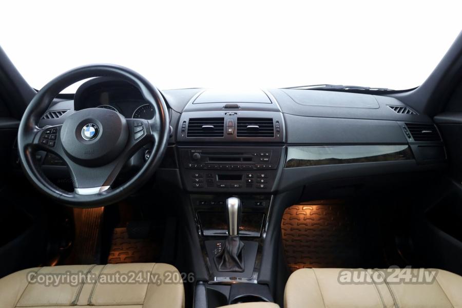 Black BMW X3 2008 in Tallinn, with an engine capacity of 2.00 L and mileage of 357 thousand km for 3499 €, photo 6 on AUTOMOTO.COM.LV