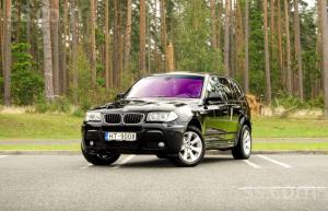 Black BMW X3 2008 in Riga, with an engine capacity of 2.00 L and mileage of 403 thousand km for 3590 €, photo  on AUTOMOTO.COM.LV
