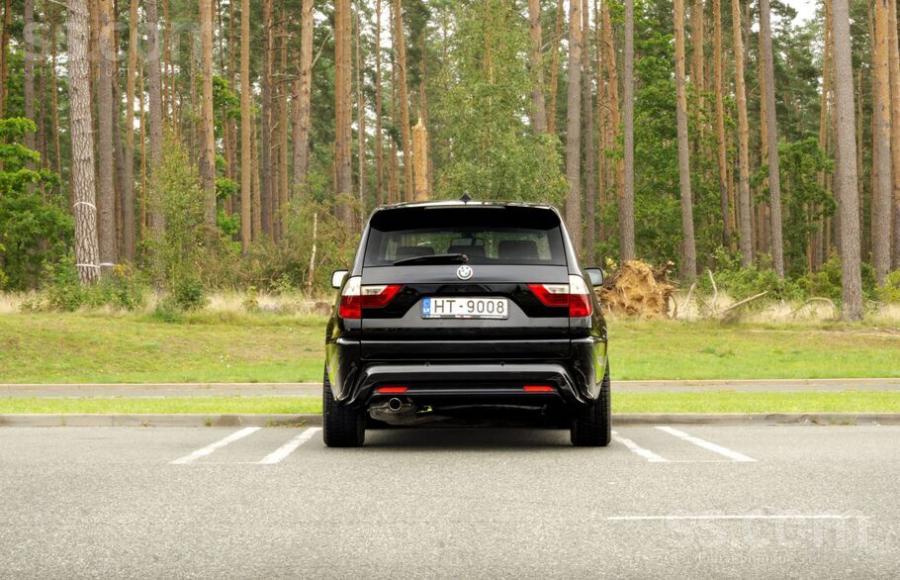 Black BMW X3 2008 in Riga, with an engine capacity of 2.00 L and mileage of 403 thousand km for 3590 €, photo 8 on AUTOMOTO.COM.LV