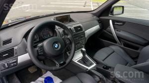 Black BMW X3 2008 in Riga, with an engine capacity of 2.00 L and mileage of 403 thousand km for 3590 €, photo 11 on AUTOMOTO.COM.LV