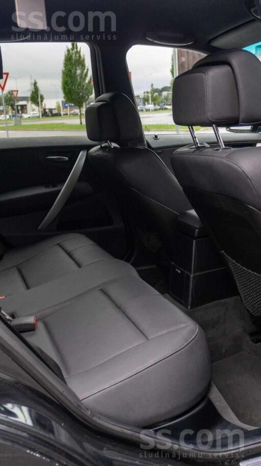 Black BMW X3 2008 in Riga, with an engine capacity of 2.00 L and mileage of 403 thousand km for 3590 €, photo 25 on AUTOMOTO.COM.LV