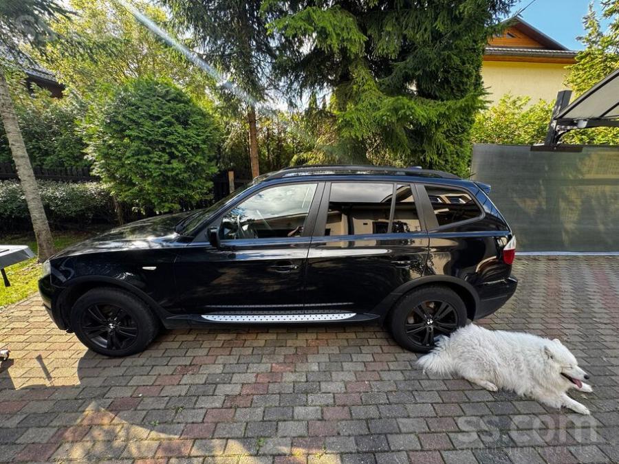 Black BMW X3 2008 in Riga, with an engine capacity of 2.00 L and mileage of 252 thousand km for 5900 €, photo 1 on AUTOMOTO.COM.LV