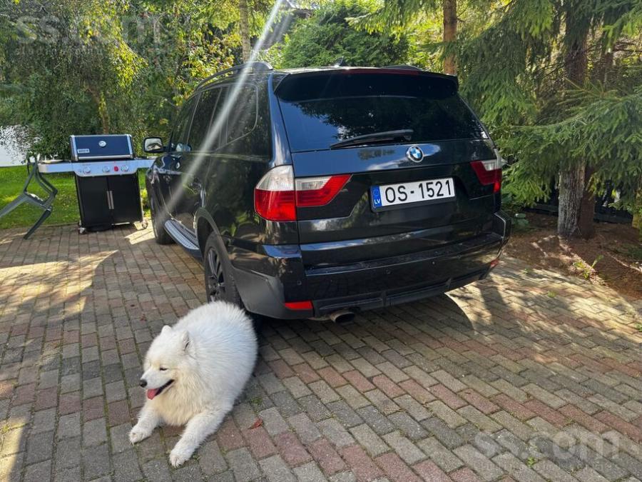Black BMW X3 2008 in Riga, with an engine capacity of 2.00 L and mileage of 252 thousand km for 5900 €, photo 4 on AUTOMOTO.COM.LV