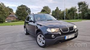Black BMW X3 2008 in Riga, with an engine capacity of 2.00 L and mileage of 336 thousand km for 4000 €, photo  on AUTOMOTO.COM.LV