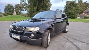 Black BMW X3 2008 in Riga, with an engine capacity of 2.00 L and mileage of 336 thousand km for 4000 €, photo 3 on AUTOMOTO.COM.LV