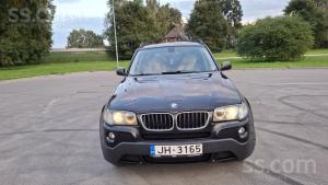 Black BMW X3 2008 in Riga, with an engine capacity of 2.00 L and mileage of 336 thousand km for 4000 €, photo 6 on AUTOMOTO.COM.LV