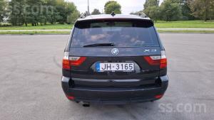 Black BMW X3 2008 in Riga, with an engine capacity of 2.00 L and mileage of 336 thousand km for 4000 €, photo 7 on AUTOMOTO.COM.LV
