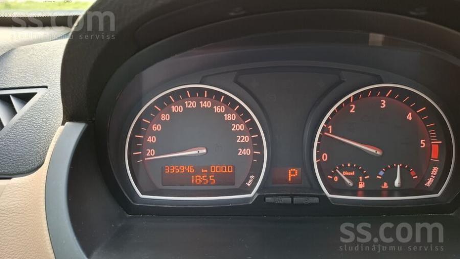 Black BMW X3 2008 in Riga, with an engine capacity of 2.00 L and mileage of 336 thousand km for 4000 €, photo 11 on AUTOMOTO.COM.LV