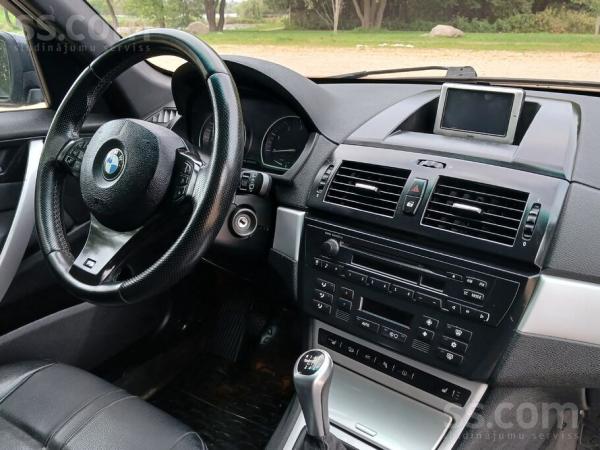 Black BMW X3 2008 in Riga, with an engine capacity of 2.00 L and mileage of 0 thousand km for 3290 €, photo 10 on AUTOMOTO.COM.LV