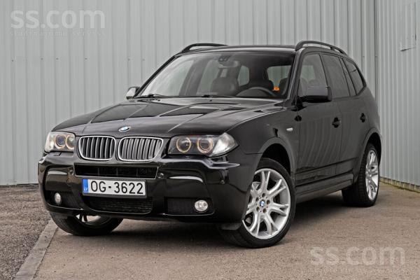 Melns BMW X3 2008 Ogre, ar dzinēja tilpumu 3.00 L un nobraukumu 0 tūkst. km par 5900 €, foto 1 vietnē AUTOMOTO.COM.LV