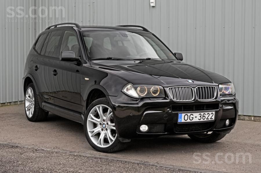 Melns BMW X3 2008 Ogre, ar dzinēja tilpumu 3.00 L un nobraukumu 0 tūkst. km par 5900 €, foto 3 vietnē AUTOMOTO.COM.LV