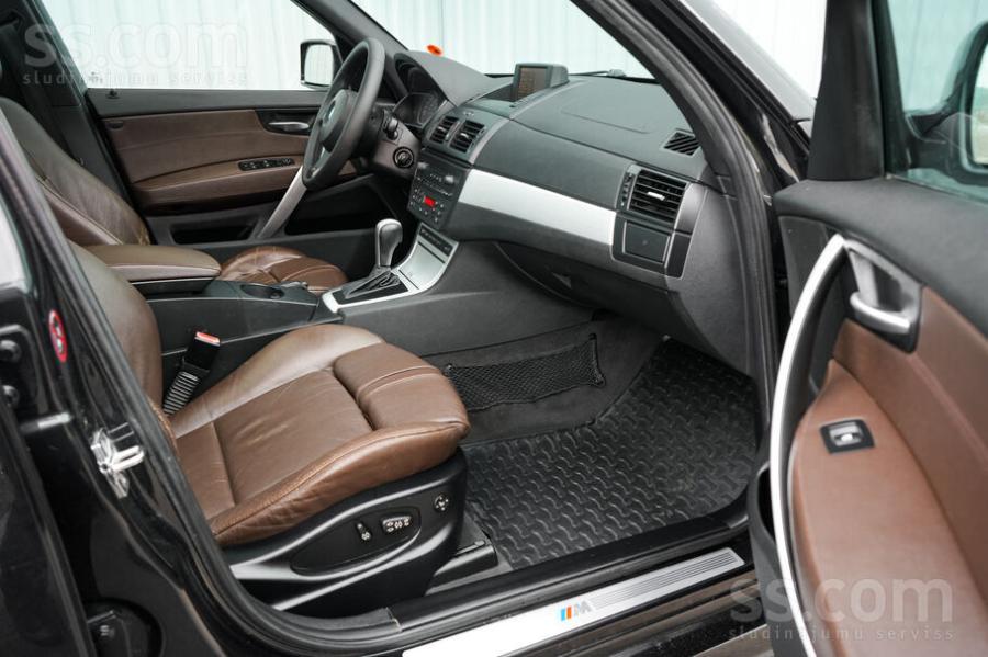 Melns BMW X3 2008 Ogre, ar dzinēja tilpumu 3.00 L un nobraukumu 0 tūkst. km par 5900 €, foto 8 vietnē AUTOMOTO.COM.LV