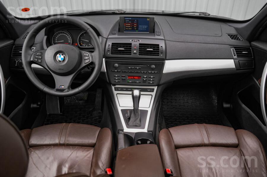 Melns BMW X3 2008 Ogre, ar dzinēja tilpumu 3.00 L un nobraukumu 0 tūkst. km par 5900 €, foto 10 vietnē AUTOMOTO.COM.LV