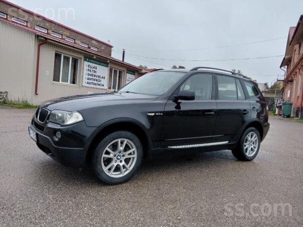 Black BMW X3 2008 in Rezekne, with an engine capacity of 2.00 L and mileage of 0 thousand km for 4250 €, photo 1 on AUTOMOTO.COM.LV