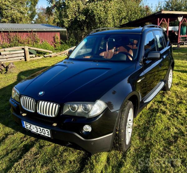 Melns BMW X3 2008 Balvi, ar dzinēja tilpumu 3.00 L un nobraukumu 276 tūkst. km par 6999 €, foto 1 vietnē AUTOMOTO.COM.LV