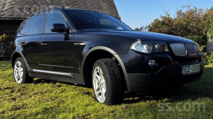 Melns BMW X3 2008 Balvi, ar dzinēja tilpumu 3.00 L un nobraukumu 276 tūkst. km par 6999 €, foto 4 vietnē AUTOMOTO.COM.LV