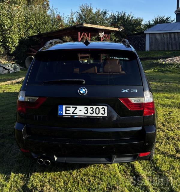 Melns BMW X3 2008 Balvi, ar dzinēja tilpumu 3.00 L un nobraukumu 276 tūkst. km par 6999 €, foto 5 vietnē AUTOMOTO.COM.LV