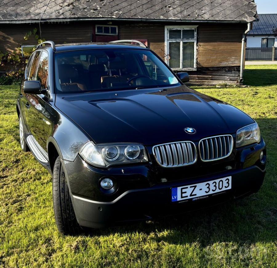 Melns BMW X3 2008 Balvi, ar dzinēja tilpumu 3.00 L un nobraukumu 276 tūkst. km par 6999 €, foto 7 vietnē AUTOMOTO.COM.LV