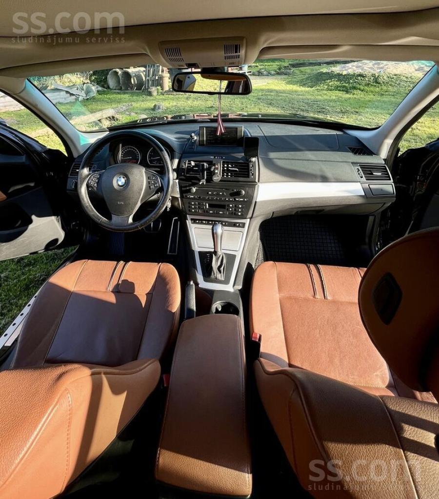 Melns BMW X3 2008 Balvi, ar dzinēja tilpumu 3.00 L un nobraukumu 276 tūkst. km par 6999 €, foto 9 vietnē AUTOMOTO.COM.LV