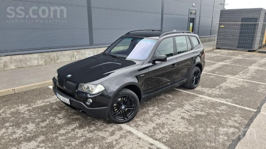 Melns BMW X3 2008 Rīga, ar dzinēja tilpumu 2.00 L un nobraukumu 165 tūkst. km par 5500 €, foto 1 vietnē AUTOMOTO.COM.LV