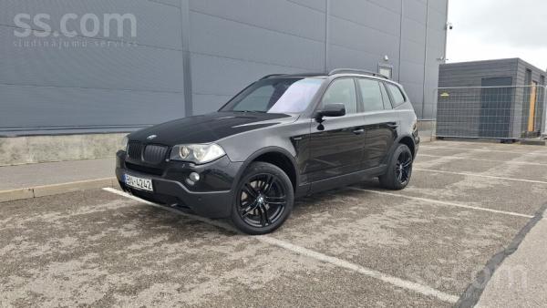Black BMW X3 2008 in Riga, with an engine capacity of 2.00 L and mileage of 165 thousand km for 5500 €, photo 3 on AUTOMOTO.COM.LV