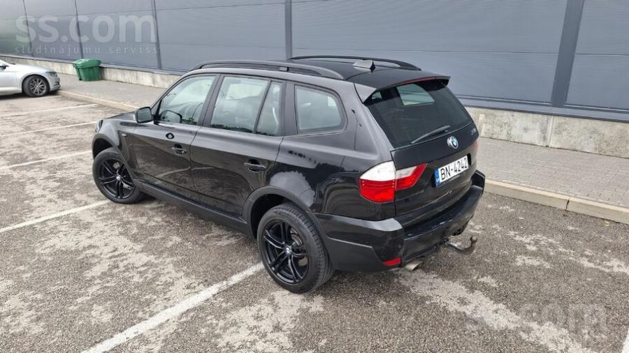 Melns BMW X3 2008 Rīga, ar dzinēja tilpumu 2.00 L un nobraukumu 165 tūkst. km par 5500 €, foto 4 vietnē AUTOMOTO.COM.LV