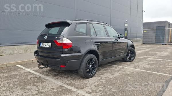 Black BMW X3 2008 in Riga, with an engine capacity of 2.00 L and mileage of 165 thousand km for 5500 €, photo 6 on AUTOMOTO.COM.LV