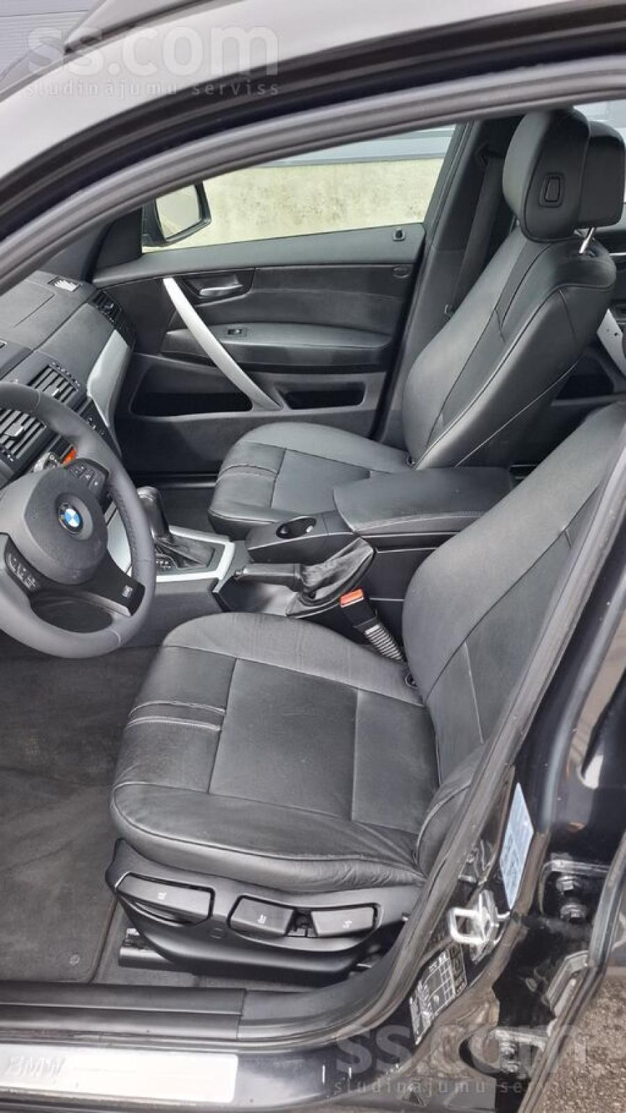 Melns BMW X3 2008 Rīga, ar dzinēja tilpumu 2.00 L un nobraukumu 165 tūkst. km par 5500 €, foto 14 vietnē AUTOMOTO.COM.LV