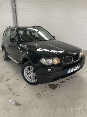 Black BMW X3 2009 in Balvi, with an engine capacity of 2.00 L and mileage of 288 thousand km for 4499 €, photo 2 on AUTOMOTO.COM.LV