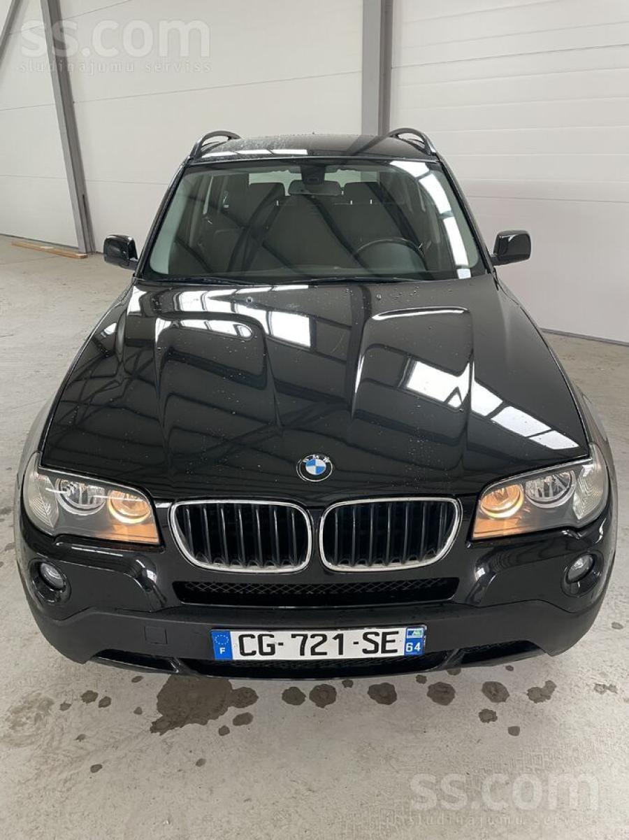 Black BMW X3 2009 in Balvi, with an engine capacity of 2.00 L and mileage of 288 thousand km for 4499 €, photo 3 on AUTOMOTO.COM.LV