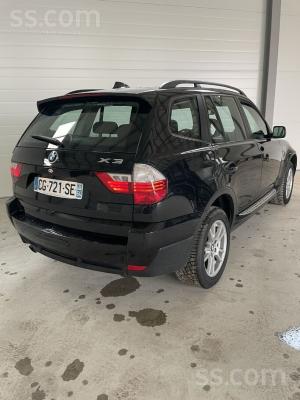 Black BMW X3 2009 in Balvi, with an engine capacity of 2.00 L and mileage of 288 thousand km for 4499 €, photo 4 on AUTOMOTO.COM.LV