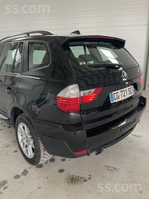 Black BMW X3 2009 in Balvi, with an engine capacity of 2.00 L and mileage of 288 thousand km for 4499 €, photo 7 on AUTOMOTO.COM.LV