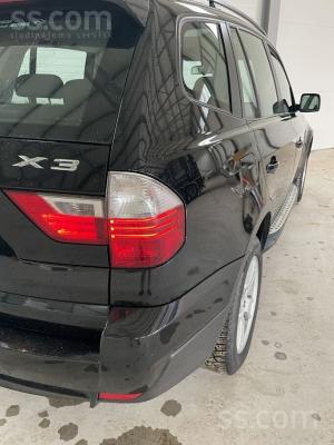 Black BMW X3 2009 in Balvi, with an engine capacity of 2.00 L and mileage of 288 thousand km for 4499 €, photo 8 on AUTOMOTO.COM.LV